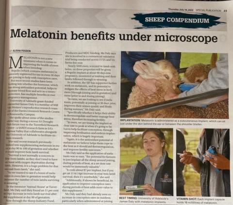 Melatonin benefits under microscope > Regulin